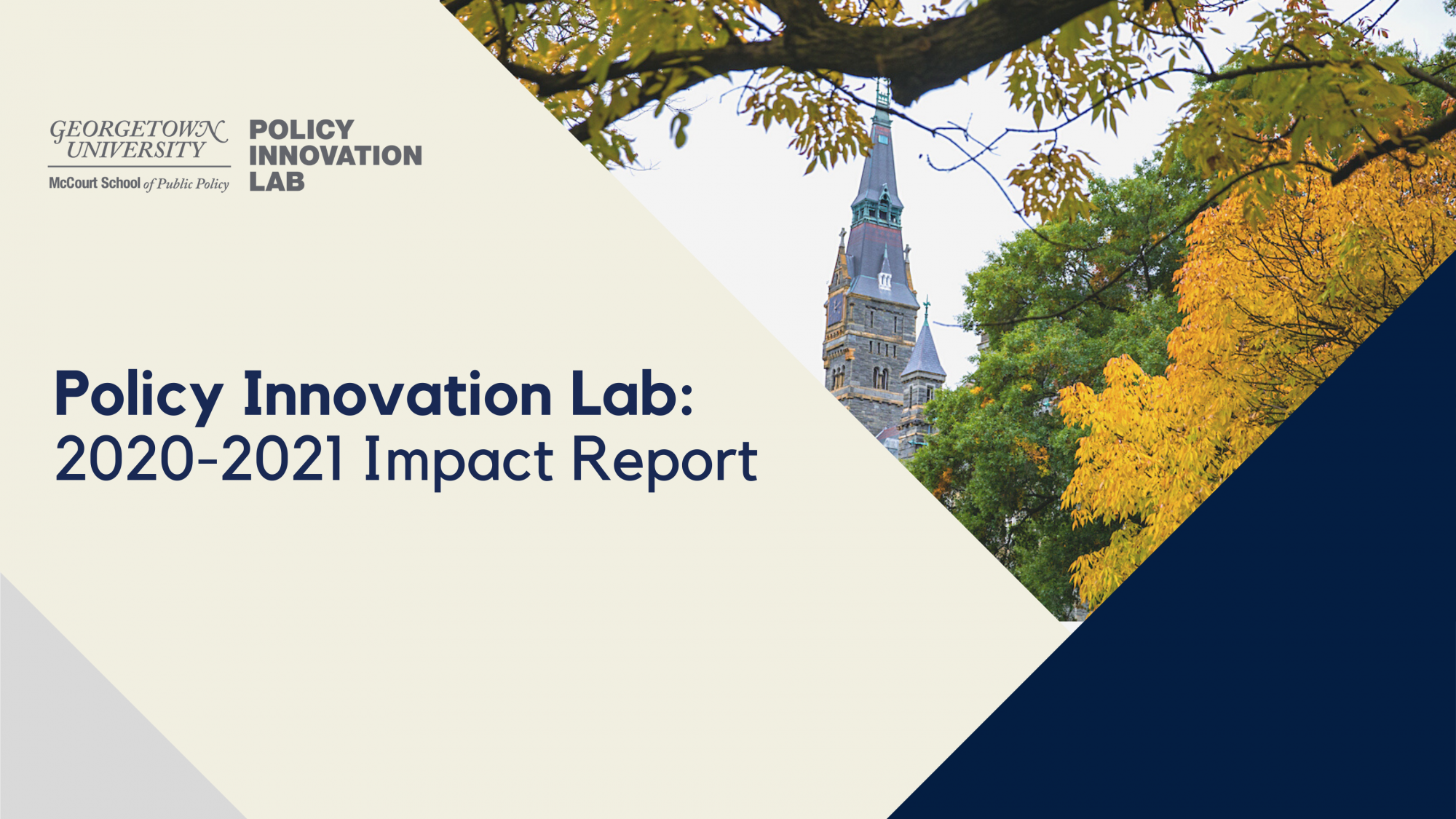 Policy Innovation Lab: Annual Impact Report - McCourt School of Public ...